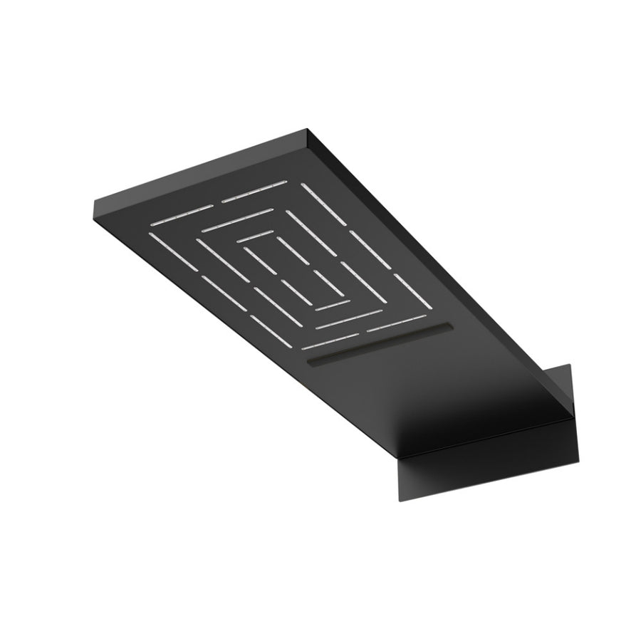 MAZE 2 INLET W/CONC.INST KIT 22 X8 - JAQUAR FAUCETS - ( BLACK MATT - O ...