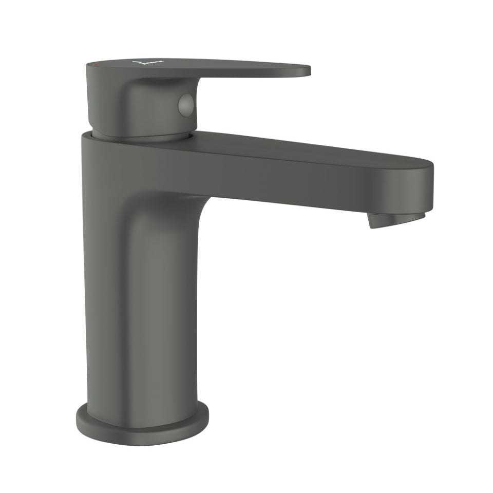 S.L. BASIN MIXER WITH BRAIDED PIPES - JAQUAR FAUCETS - ( GRAPHITE - VI ...