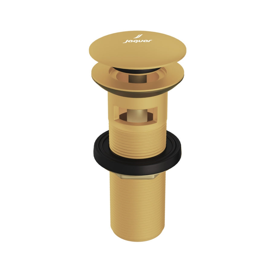 CLICK CLACK WASTE 32MM SIZE HALF THREAD - JAQUAR FAUCETS - ( GOLD MATT ...
