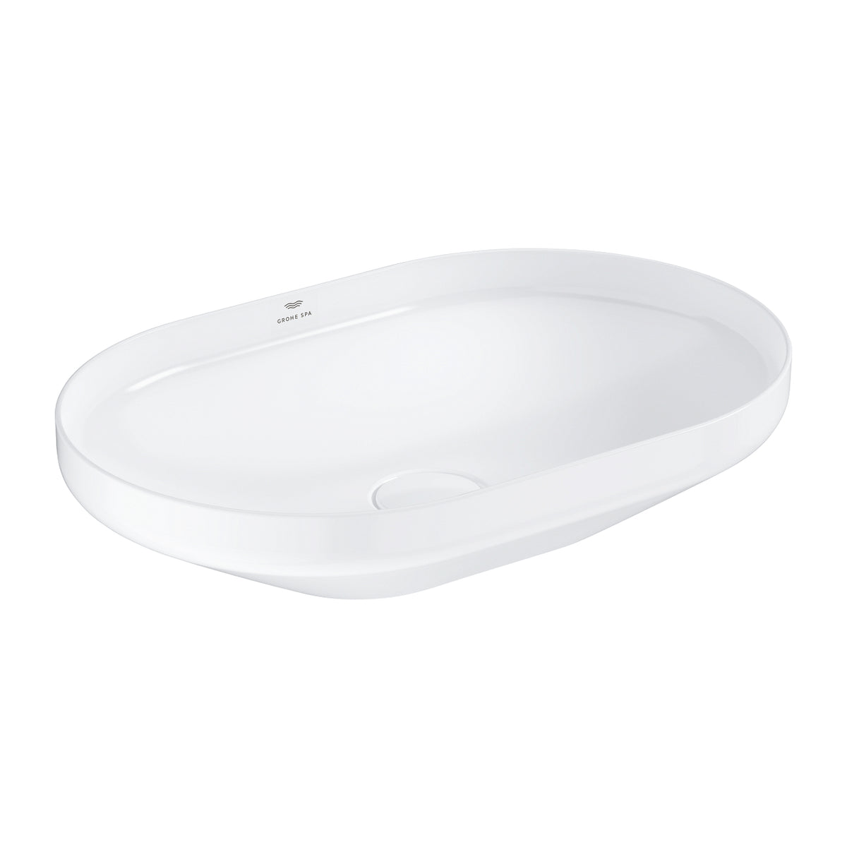 AIRIO VESSEL BASIN W/O OVERFLOW 60 - GROHE - ( WHITE - G5 - 0x600 mm ...
