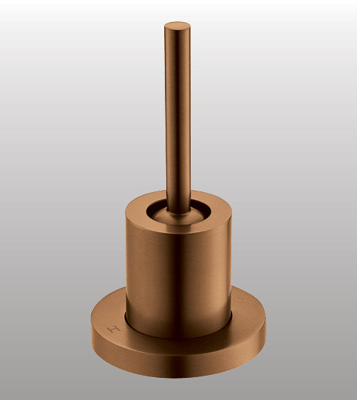 Brushed Rose Gold Joystick Table Mounted Deusch Mixer – Aquant | SKU ...