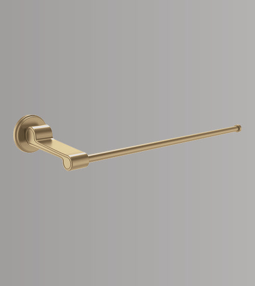 BRASS TOWEL BAR - AQUANT - ( BRUSHED GOLD - HERITAGE SERIES - 600x0 mm ...