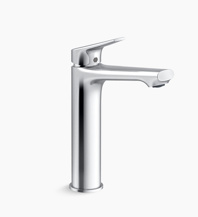 APT CURV TALL LAV FAUCET W/O DRAIN - KOHLER POPULAR - ( CHROME - POPUL ...