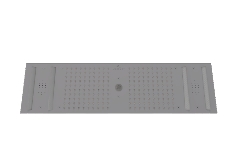 HYDRA LED CEILING SHOWER 4 FLOW WITH INST KIT - LUXELET - ( ASH GREY ...