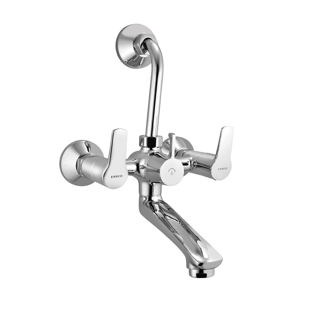 WALL MIXER WITH PROVISION FOR OVERHEAD SHOWER - ESSCO FAUCET - ( CHROM ...