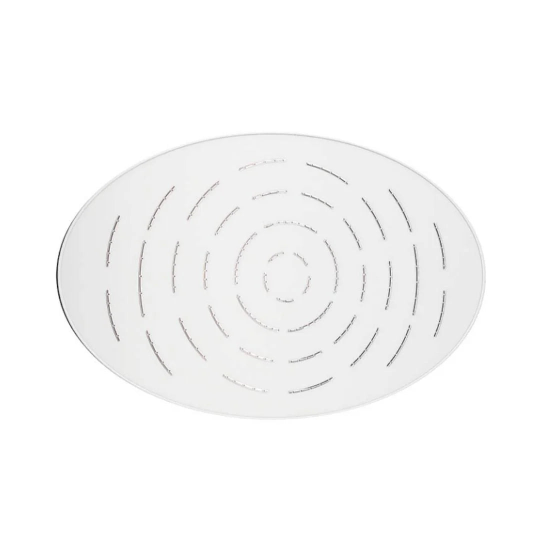 MAZE OVERHEAD SHOWER OVAL SHAPE SINGLE FLOW - JAQUAR FAUCETS - ( WHITE ...